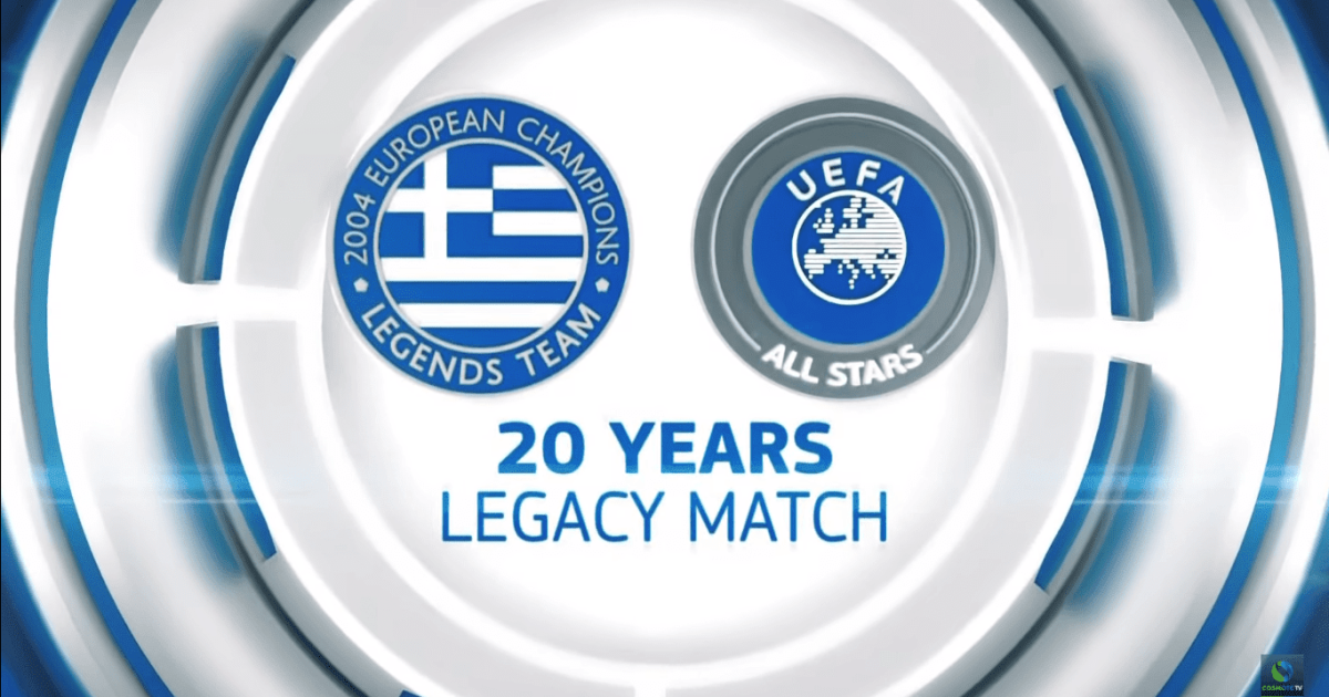 Live-streaming: Το επετειακό φιλικό παιχνίδι Legends 2004 - UEFA All ...