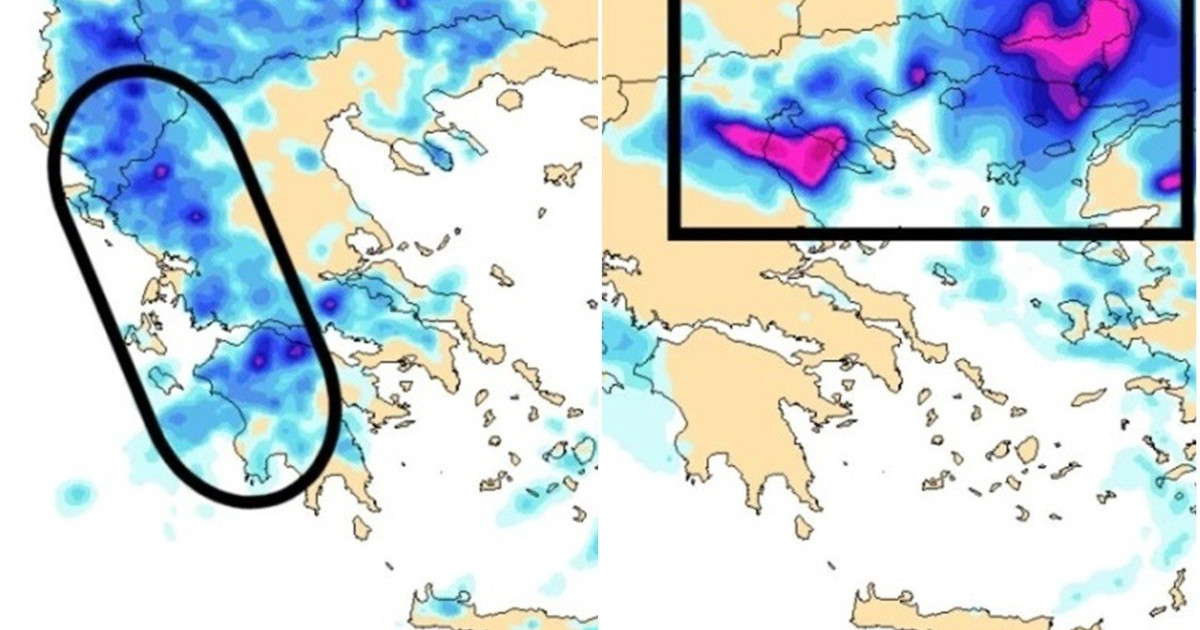 Έκτακτο δελτίο καιρού: Που θα σημειωθούν επικίνδυνα φαινόμενα σύμφωνα ...